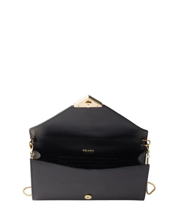 Prada Saffiano Leather Mini Bag - Black
