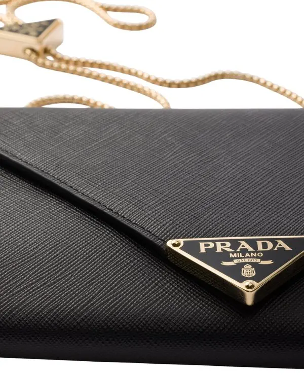 Prada Saffiano Leather Mini Bag - Black