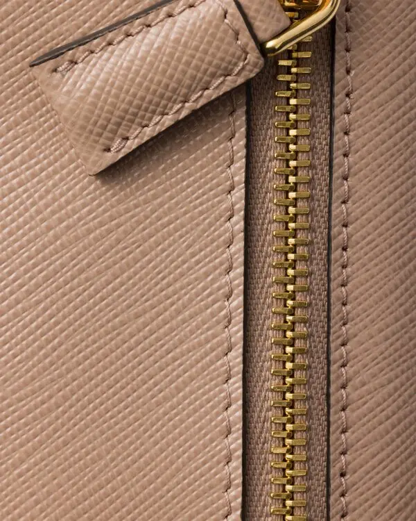 Prada Saffiano Leather Mini Bag - Powder