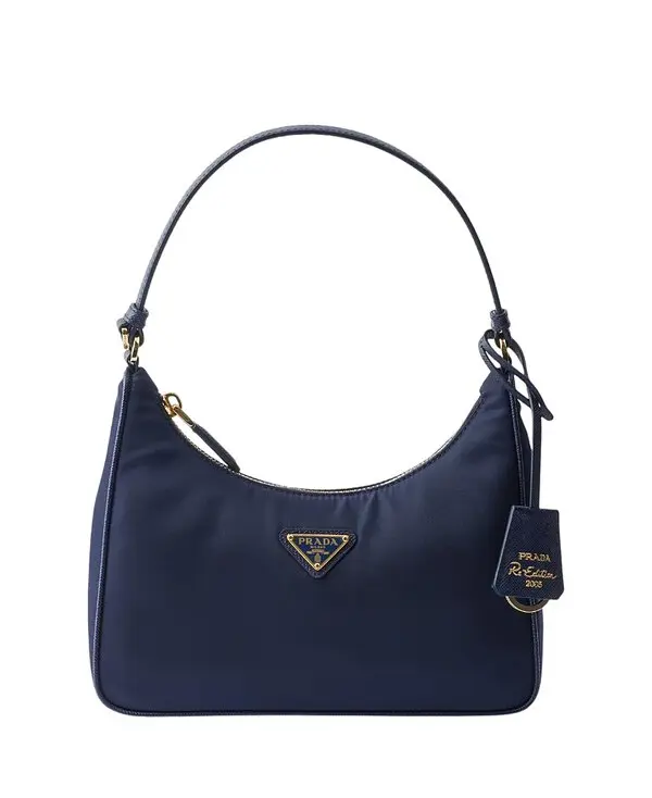Prada Re-edition 2005 Re-nylon And Saffiano Mini Bag - Blue