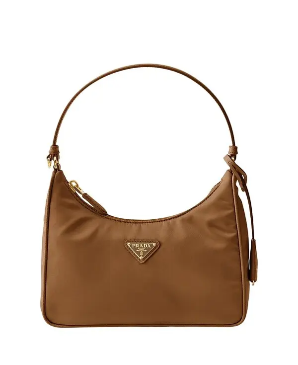 Prada Re-edition 2005 Re-nylon And Saffiano Mini Bag - Brown