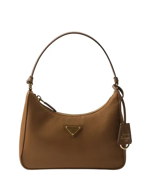 Prada Re-edition 2005 Re-nylon And Saffiano Mini Bag - Brown