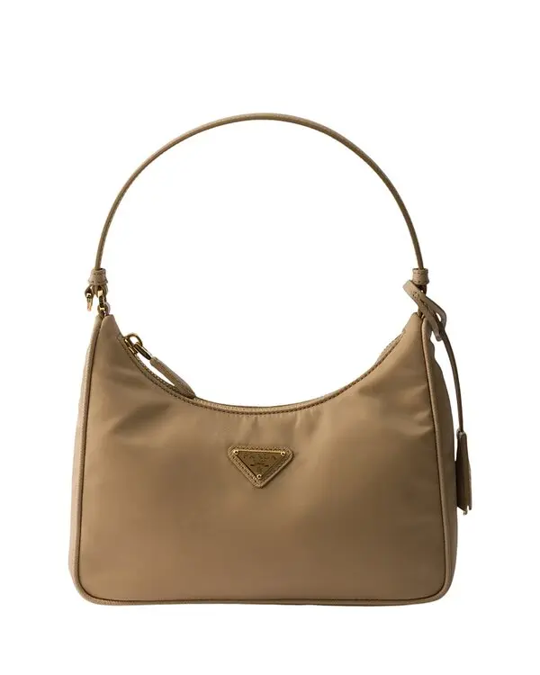 Prada Re-edition 2005 Re-nylon And Saffiano Mini Bag - Brown/khaki