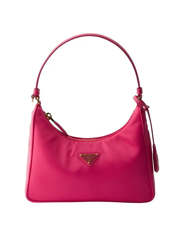 Prada Re-edition 2005 Re-nylon And Saffiano Mini Bag - Dark Pink