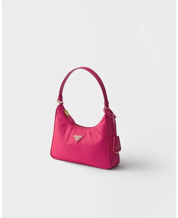 Prada Re-edition 2005 Re-nylon And Saffiano Mini Bag - Dark Pink