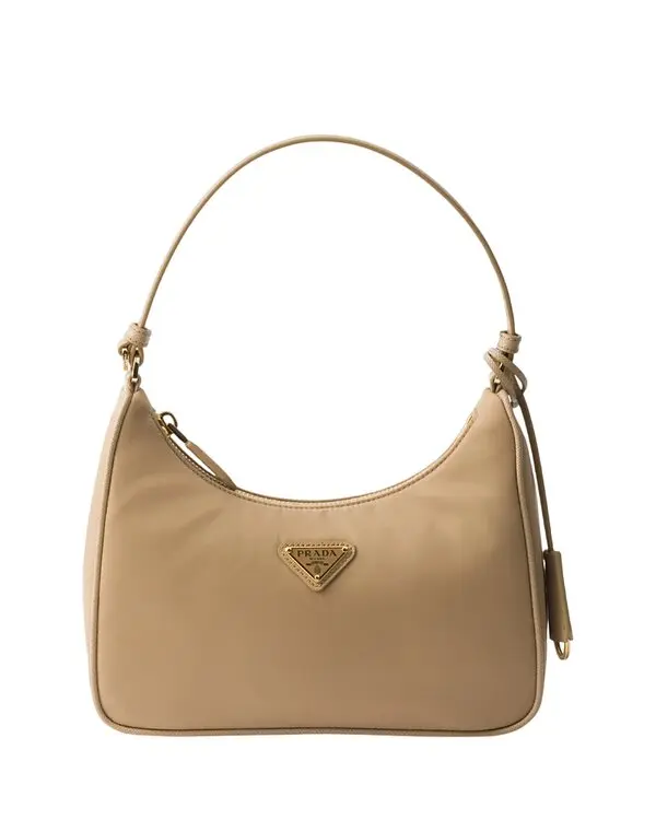 Prada Re-edition 2005 Re-nylon And Saffiano Mini Bag - Burlap