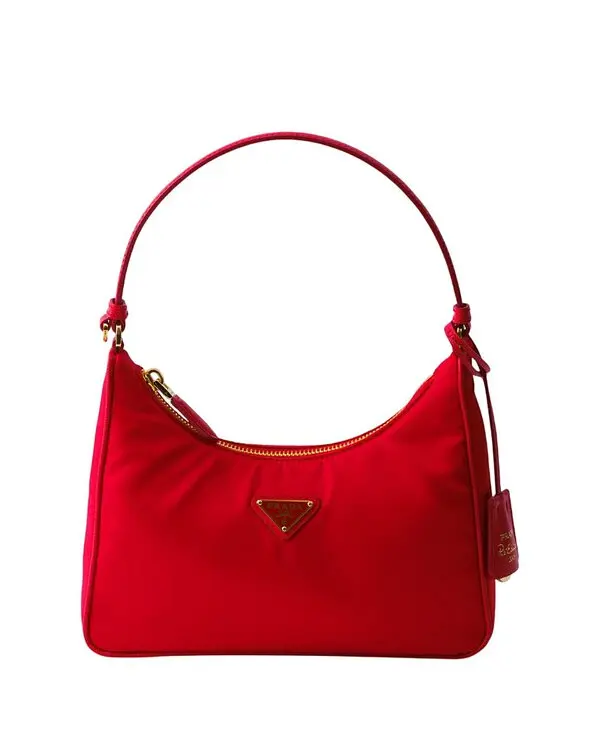 Prada Re-edition 2005 Re-nylon And Saffiano Mini Bag - Red