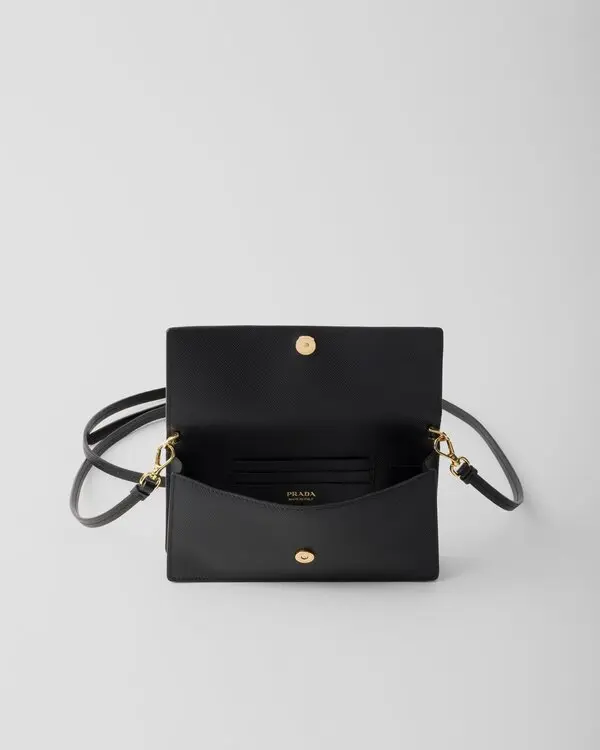 Prada Saffiano Leather Mini-bag - Black