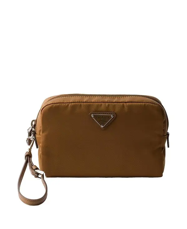 Prada Re-nylon Pouch - Brown