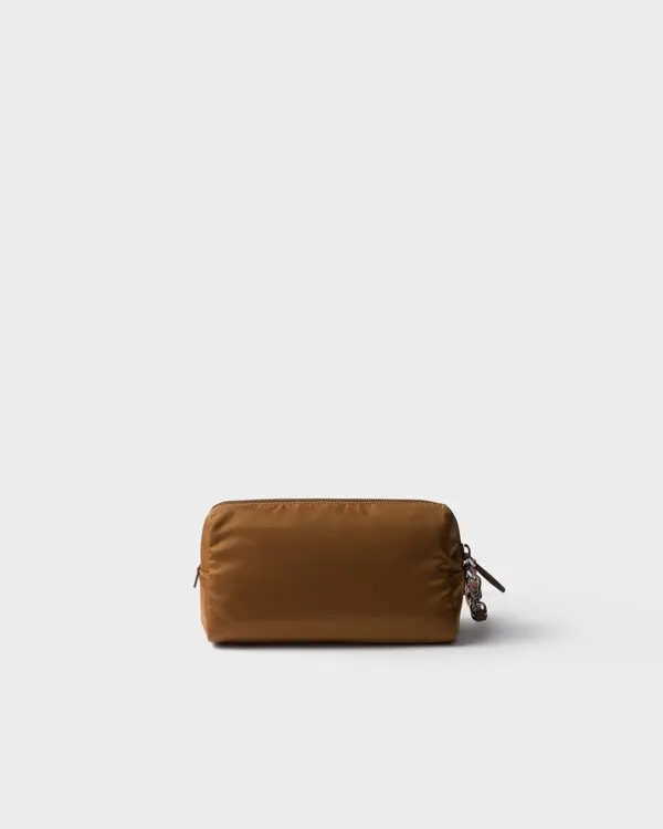 Prada Medium Re-nylon Pouch - Brown