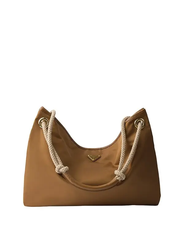 Prada Mariner Large Re-nylon Shoulder Bag - Brown