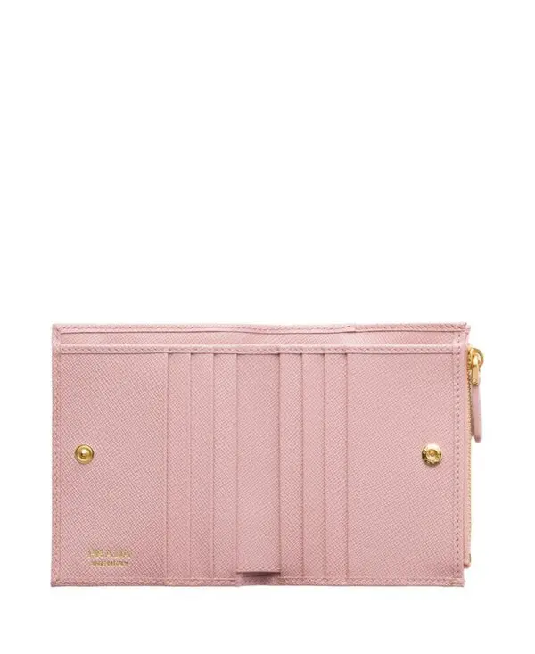 Prada Small Saffiano Leather Wallet - Pink