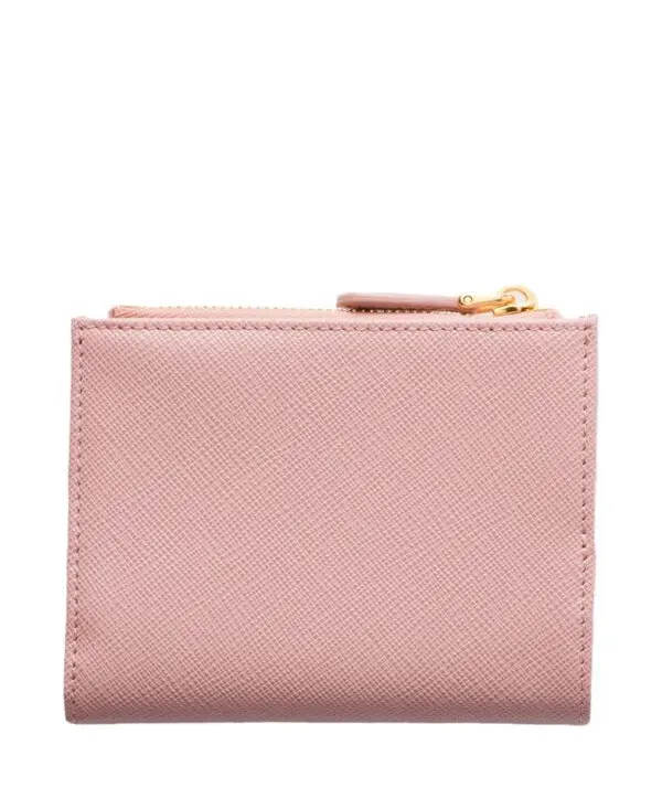 Prada Small Saffiano Leather Wallet - Pink