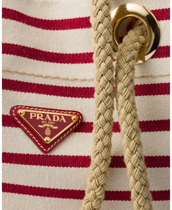 Prada Mariner Small Fabric Bucket Bag
