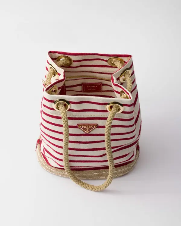 Prada Mariner Small Fabric Bucket Bag
