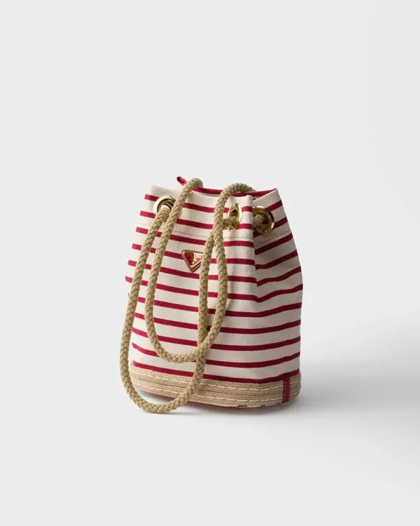 Prada Mariner Small Fabric Bucket Bag