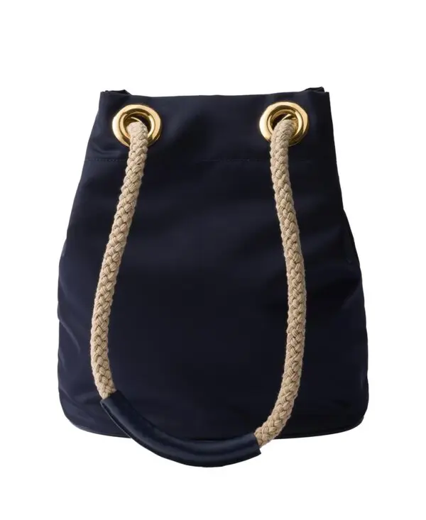 Prada Re-nylon Small Bucket Bag - Blue