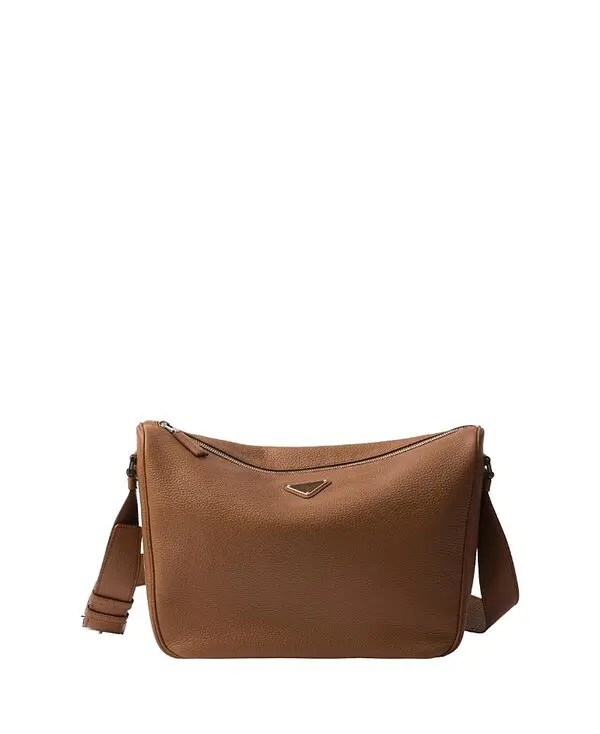 Prada Leather Shoulder Bag - Brown