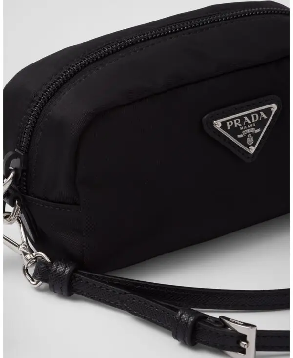Prada Mini Re-nylon Pouch - Black