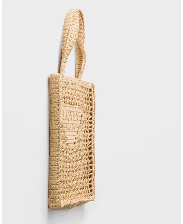 Prada Crochet Tote Bag - Natural