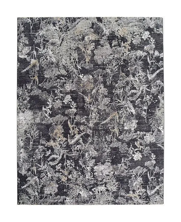 Livabliss Shoal Creek Ema Area Rug, 5' X 7'5 - Black