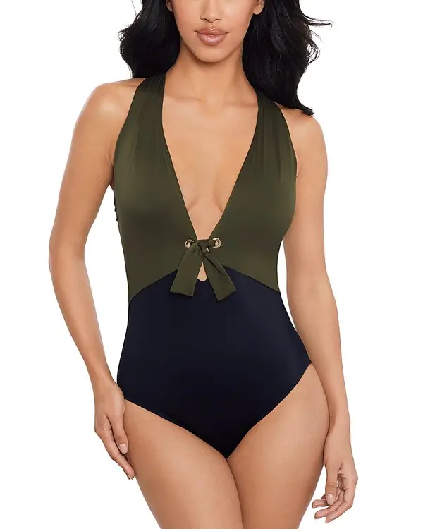 Magicsuit Juxtapose Halle One Piece Swimsuit - Bamboo