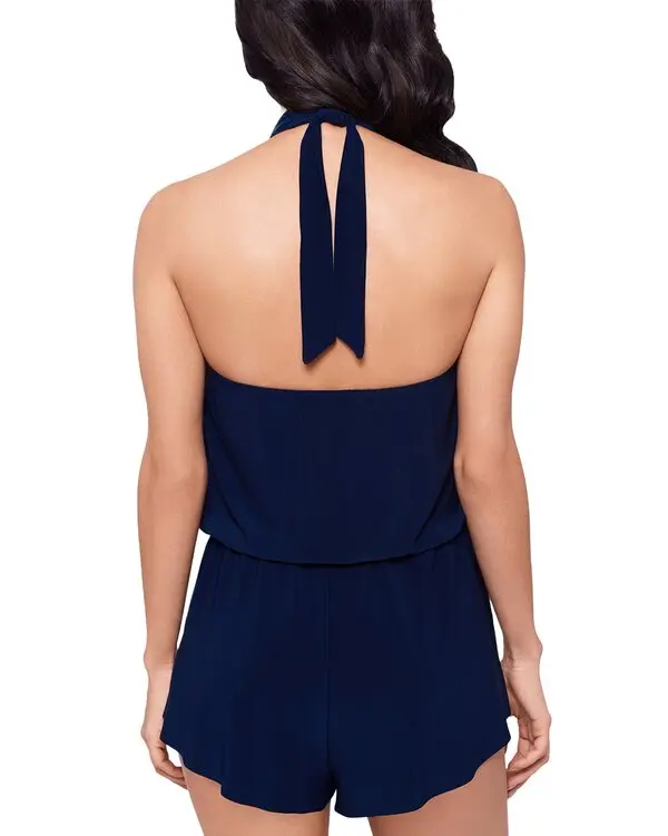 Magicsuit Solid Piper One Piece Swimsuit - Navy Blue