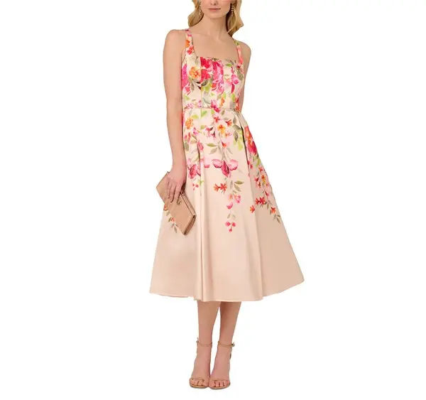 blue off shoulder cocktail dress Rebecca Vallance