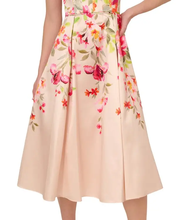 off the shoulder bustier dress Off Shoulder Bustier Denim Dress Pink