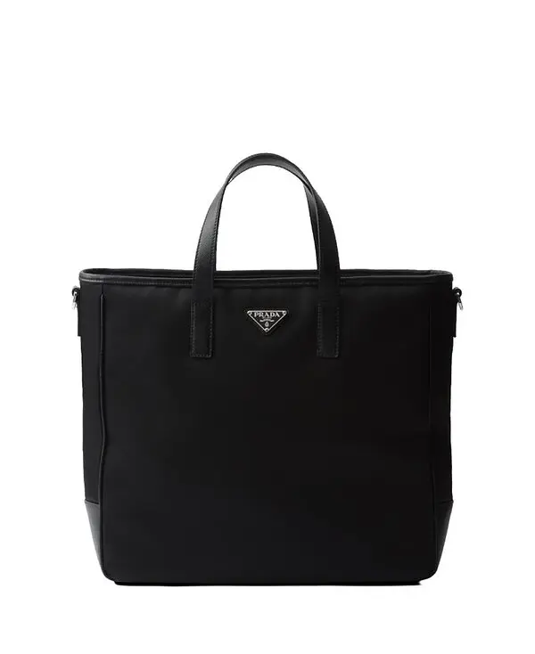 Prada Re-nylon And Saffiano Leather Tote Bag