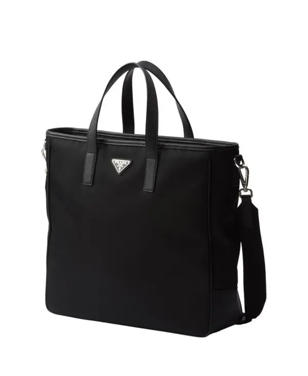 Prada Re-nylon And Saffiano Leather Tote Bag