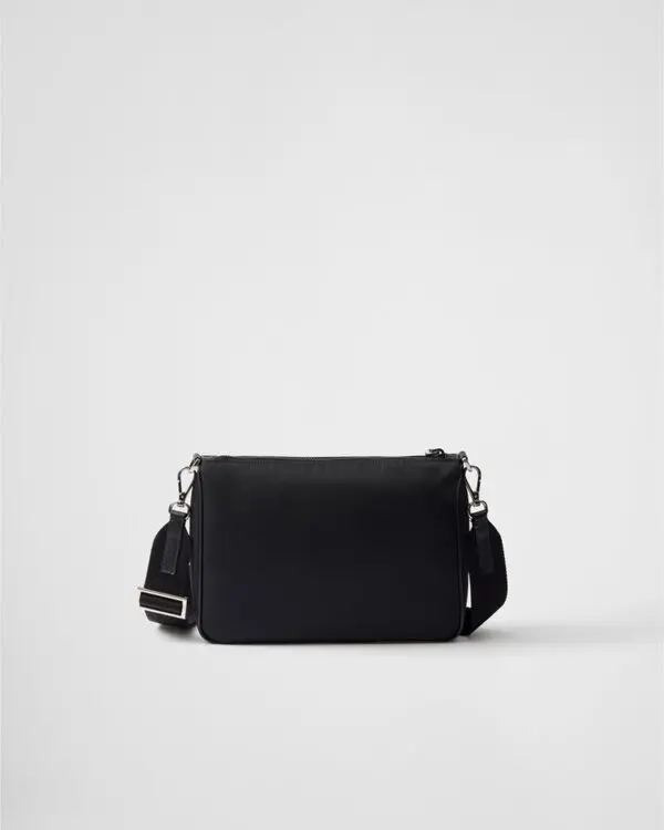 Prada Re-nylon And Saffiano Leather Shoulder Bag