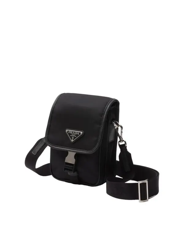 Prada Re-nylon And Saffiano Leather Shoulder Bag