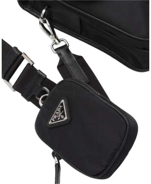 Prada Re-nylon And Saffiano Leather Shoulder Bag