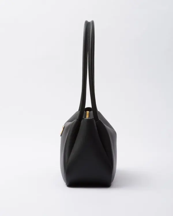 Prada Darling Medium Leather Shoulder Bag - Black