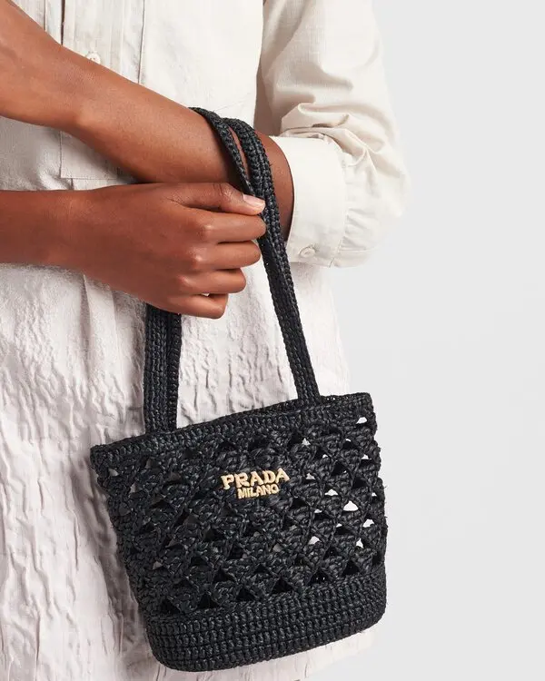 Prada Crochet Tote Bag