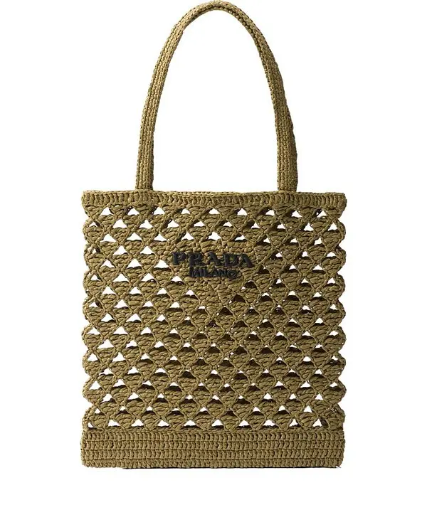 Prada Crochet Tote Bag
