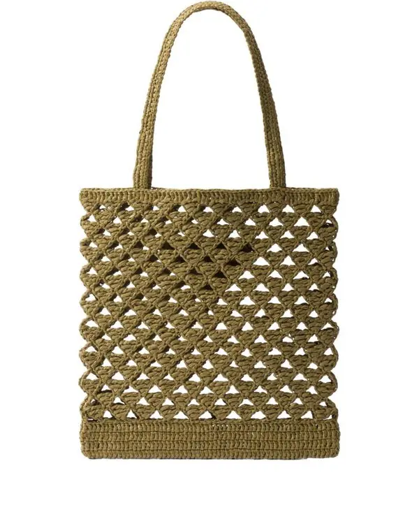 Prada Crochet Tote Bag