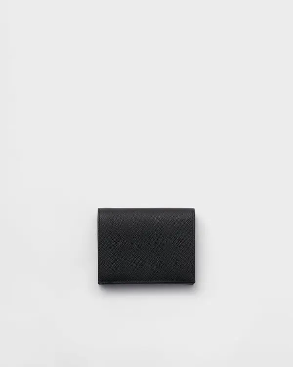 Prada Small Saffiano Leather Wallet - Black