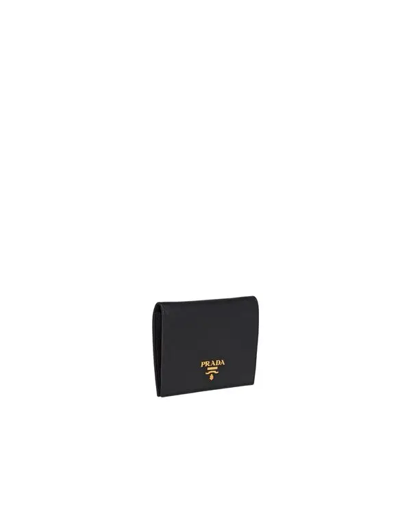 Prada Small Saffiano Leather Wallet - Black
