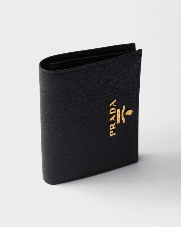 Prada Small Saffiano Leather Wallet - Black