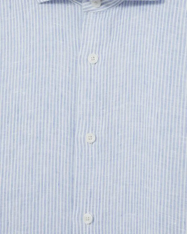 REISS Ruban Long Sleeve Linen Shirt