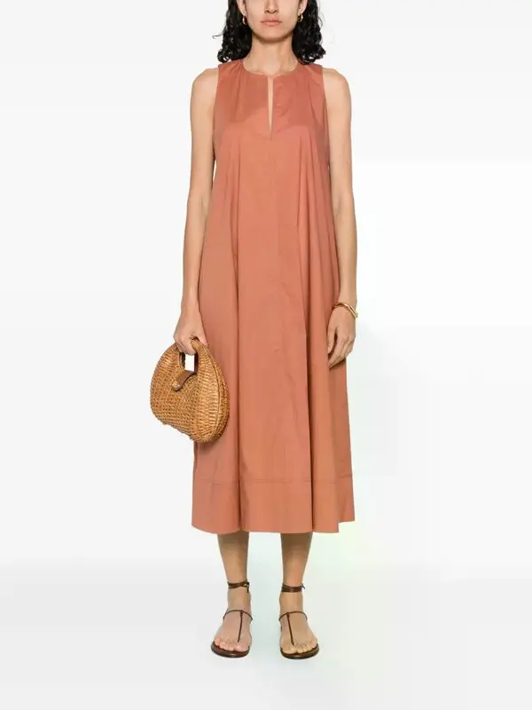 TWINSET Logo-plaque Midi Dress