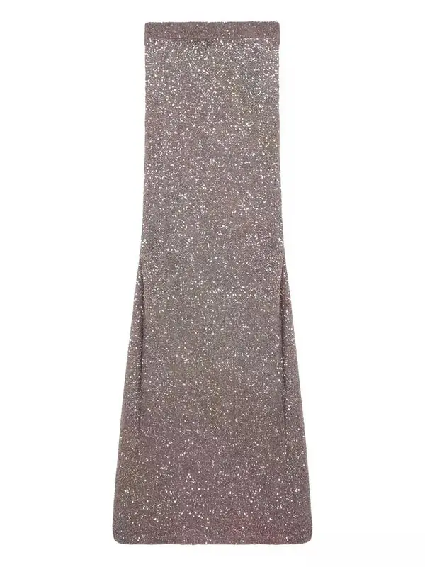 Balenciaga Glitter-detailing Long Skirt