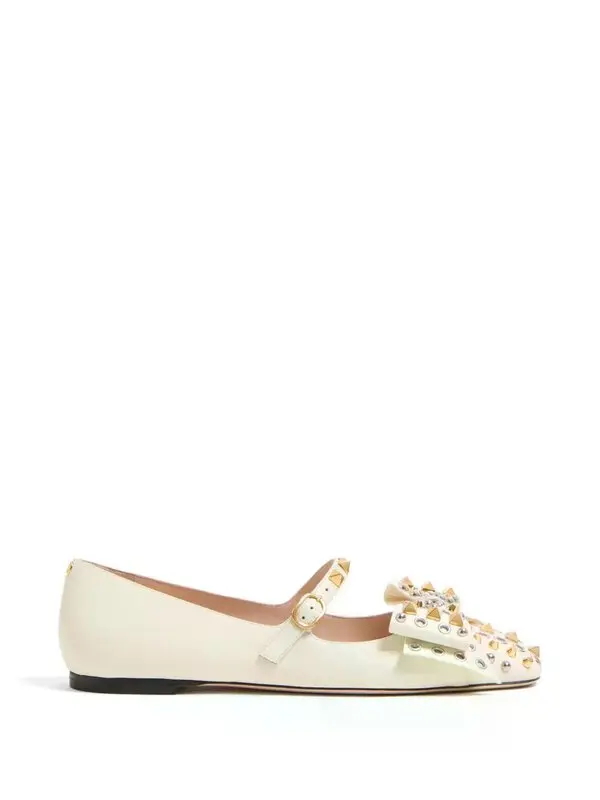 Valentino Garavani Mary Jane Ballerinas - Neutrals