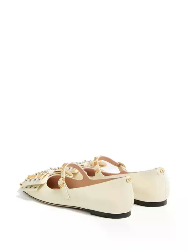 Valentino Garavani Mary Jane Ballerinas - Neutrals