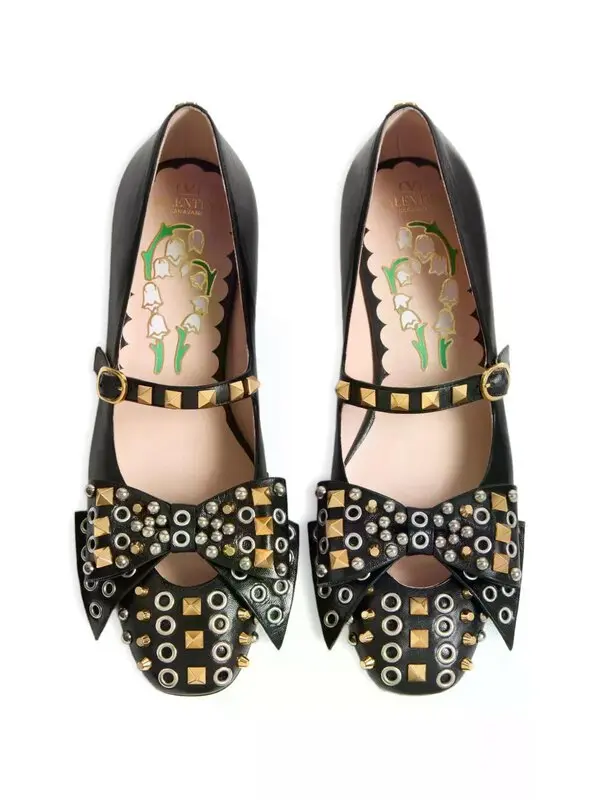 Valentino Garavani Mary Jane Ballerinas - Black