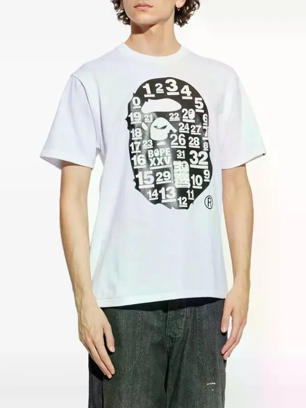 A Bathing Ape® 32nd Anniv. Big Ape Head T-Shirt - White