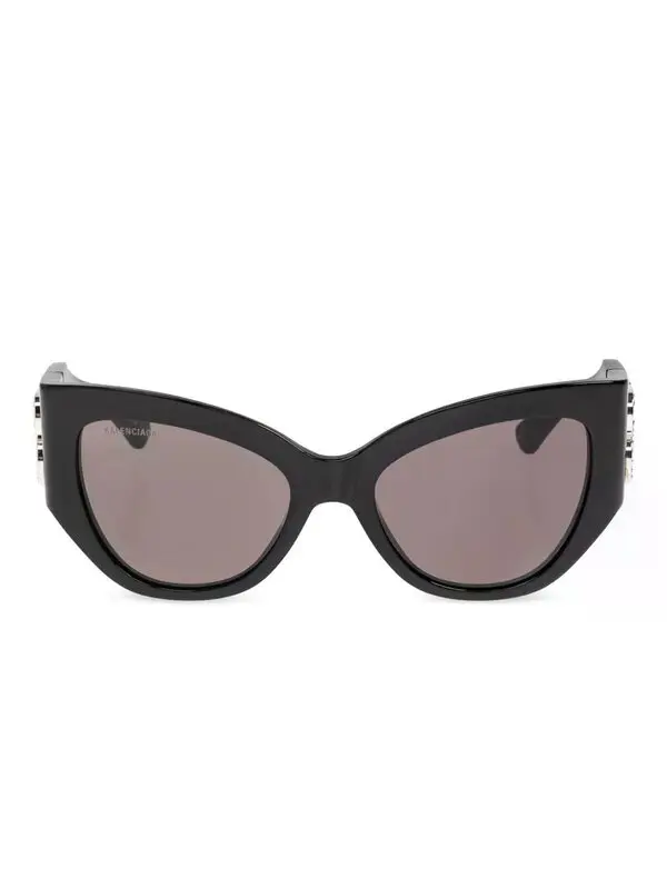 Balenciaga Bossy Cat-eye Sunglasses - Black