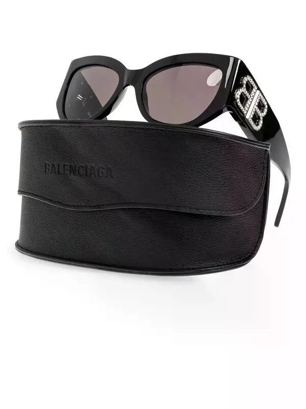 Balenciaga Bossy Cat-eye Sunglasses - Black